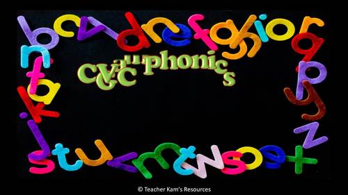 CVC Phonics Words Multiple Choice PowerPoint Quiz by Teacher Kam's ...