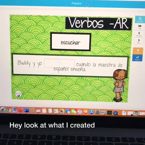 AR VERBS | SPANISH DIGITAL CARDS | BOOM CARDS | TPT