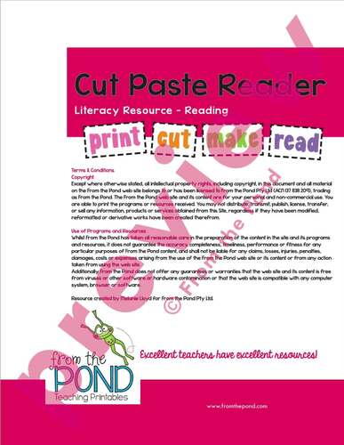 Easter Bunny Hop Emergent Reader by From the Pond | TPT