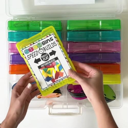 STEM Bins® Speed Builds STEM Activities (Morning Work, Early Finishers ...