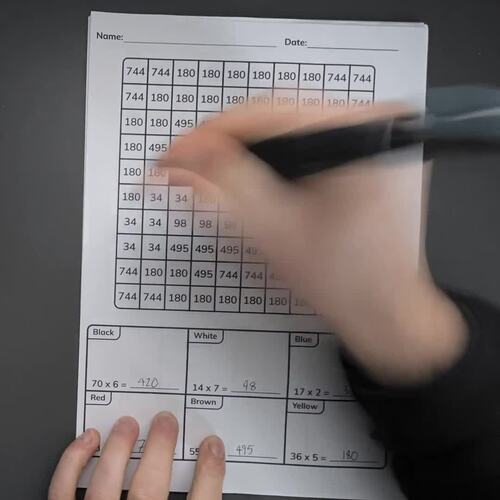 Emoji Mystery Pictures | 2nd Grade Telling Time to the Nearest 5 ...