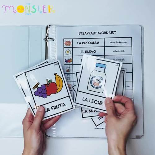 Elementary Spanish Packet | Food & Animals by Learning with Jessica Diaz