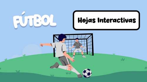 El fútbol Spanish Vocabulary, Interactive Slides, Worksheets, World Cup ...