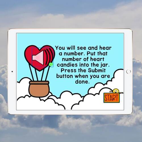 Count to 10 | Hearts in a jar | Boom cards with audio by LOL - Life of ...