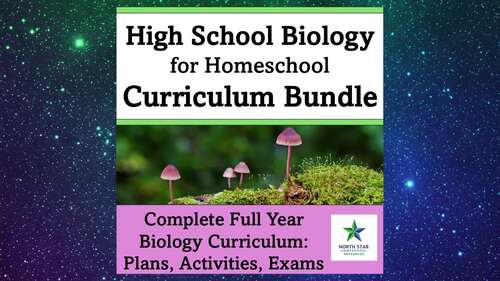 Biology Curriculum High School Homeschool Bundle Complete Units Full ...