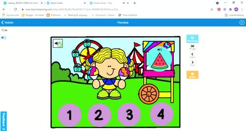 BOOM CARDS Summer: DIVIDE WORDS INTO SYLLABLES Digital Resources by Ms ...