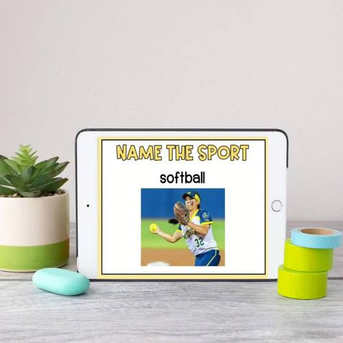 Distance Learning: Sports Themed Morning Meeting Zoom VIRTUAL Game