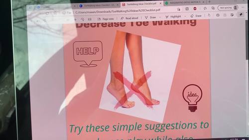 Decrease Toe Walking (Physical, Occupational, Speech Therapy) IEP ...