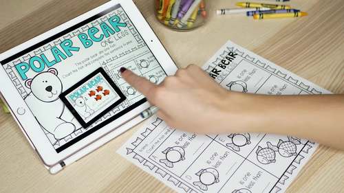 Digital Kindergarten Math Centers for APRIL by Deanna Jump | TPT