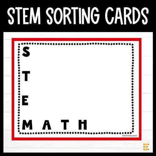 STEM Sorting Activity - Picture Sort - Science, Technology, Engineering ...