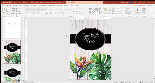 Binder Covers | TROPICAL THEME & SHIPLAP | Editable | TPT