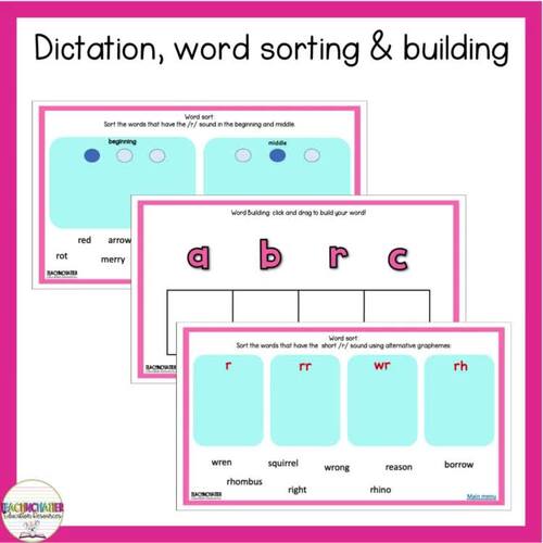 short r alternative graphemes phonic lesson by teachnchatter | TPT