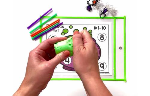 Halloween Counting Activity - Math Centers by Megs Teacher Life | TPT