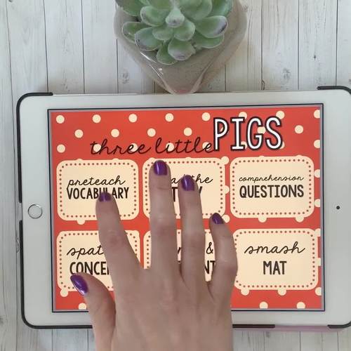 Three Little Pigs Bundle (Print & No Print) by Itty Bitty Speech