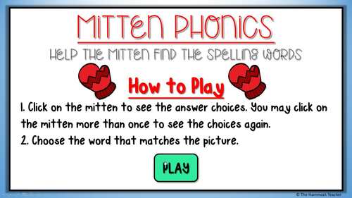 Winter Sight Word Game - Hidden Sight Word Review Fun by The Hammock ...