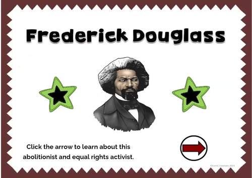 Frederick Douglass Activity Scavenger Hunt BOOM Cards by CarolJ Creations