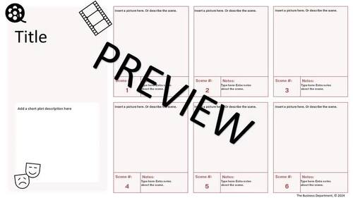 Storyboard worksheet | EDITABLE version | Plan out and visualise your ...