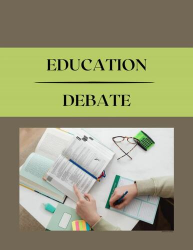 Education: COMPLETE DEBATE with TEMPLATES by Josephine's EFL Classroom