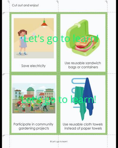 Earth Day Flashcards, Eco Friendly Habits, Environment, Centers ...