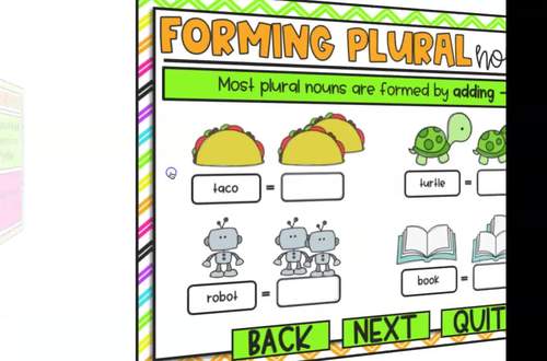 Plural Nouns BOOM Cards™ | Digital Task Cards by Uniquely Upper | TpT