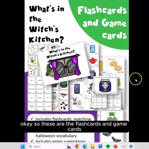 What's in the Witch's Kitchen? - Flashcards and Game Cards by Kids Club ...