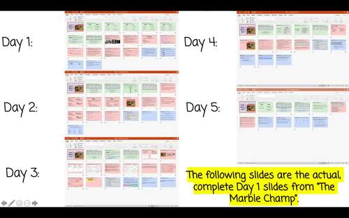Open Court Daily Reading PowerPoints Slides - 5th Grade "Making Waves"