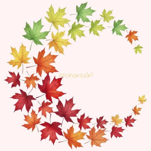 Maple Leaves Scatter – 17 Handmade-Inspired Fall Leaf Graphics ...