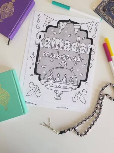 Joyful Ramadan Coloring and Doodling Pages by Studio Kenzie | TPT