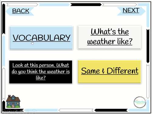 No Print Weather Unit by The Chattering Speechie | TpT