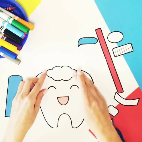Dental Health | Craft | Brushing Teeth | Tooth Brushing Sequence Visuals