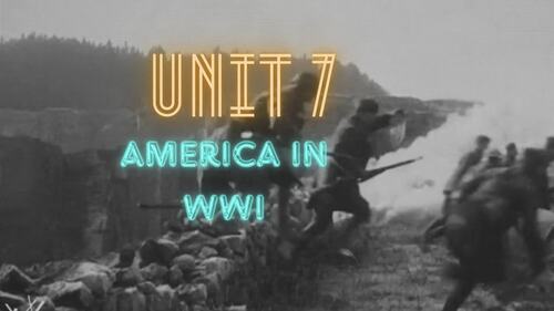 American Involvement in WW1 Bundle by All about History with Ms P