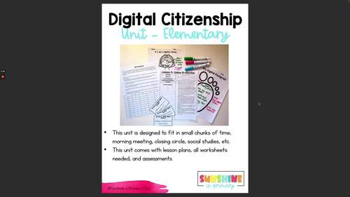 Digital Citizenship Unit Elementary | TPT