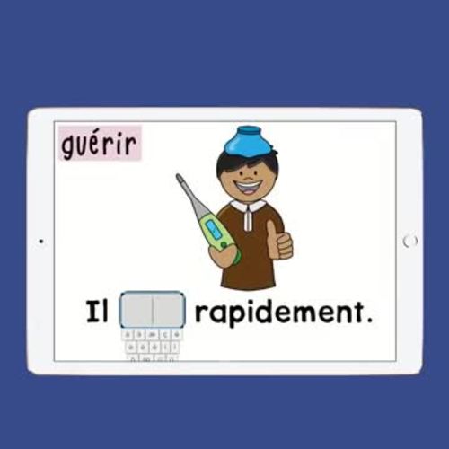 Les verbes en -ir au présent | Cartes Boom | La grammaire française