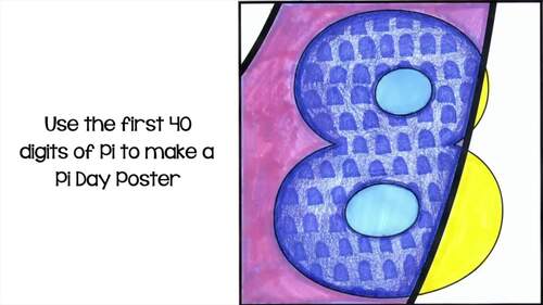 Pi Day Poster • Math Activity • Collaborative Art • Team Building Project