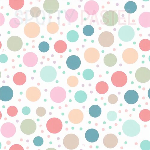 Classroom Decor Bundle: Spotty Pastel Theme | Editable Pack by BABYDELL ART