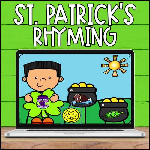 St. Patrick's Day Rhyming for Google Slides™ by Rhody Girl Resources