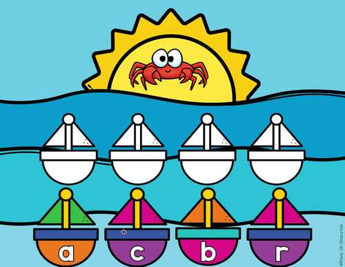 Summer CCVC Blend Words for Google Slides™ by Rhody Girl Resources