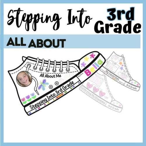 3rd Grade Back to School Activities BUNDLE Bulletin Board All About Me