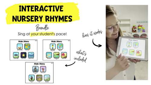 Digital Circle Time Songs - Nursery Rhymes Preschool Songs | TPT