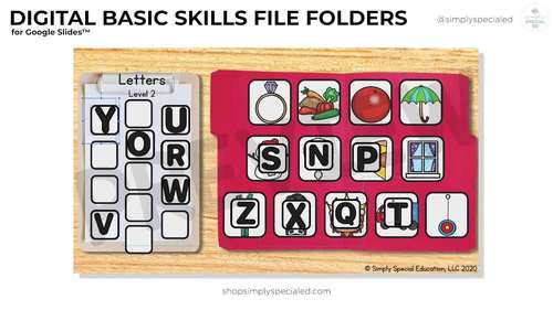 Simple File Folders Bundle | PRINT + DIGITAL File Folders for Special ...