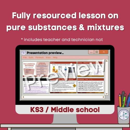 Pure substances and mixtures by CMGs Science lessons | TPT