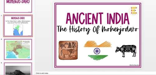 Ancient India Indus River Valley Civilization Printable Lesson Bundle