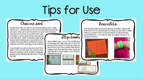 Buenas decisiones ~ Good Choices Sort and More in Spanish by Blonde ...