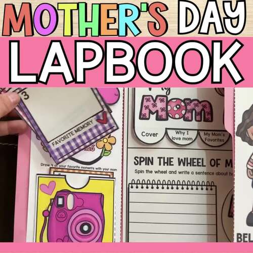 Interactive ESL Mother's Day Craft Lapbook- ESL Project for Grades 2-5