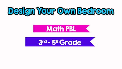 4th Grade Math PBL Area Perimeter Design a Bedroom Project Based Learning