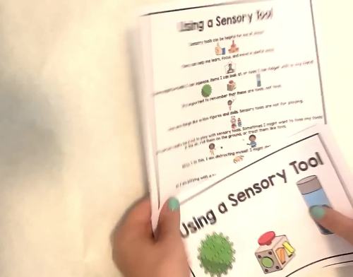 Social Scripts | Using a Sensory Tool by Allie Szczecinski with Miss ...