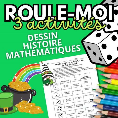 Roll a Dice, Roule le Dé – Activité Créative St. Patrick's Day / Saint ...