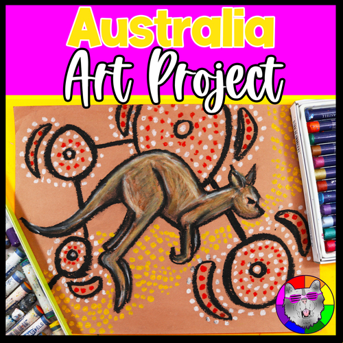 Australian Art Project Australian Outback Art Lesson Dot Art Activity ...