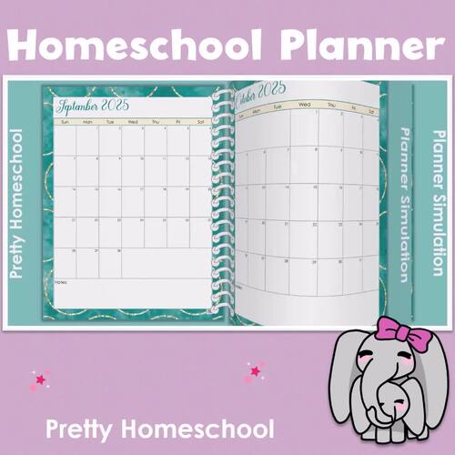 Printable Homeschool Planner | PDF for Daily & Weekly Lesson Planning