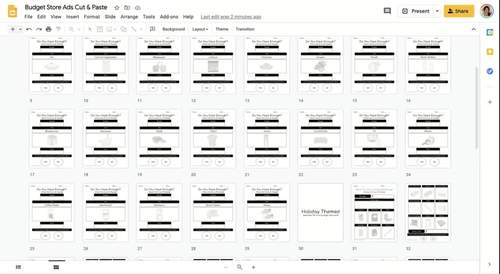 Budgeting Store Ads {Cut & Paste} Worksheets | TPT